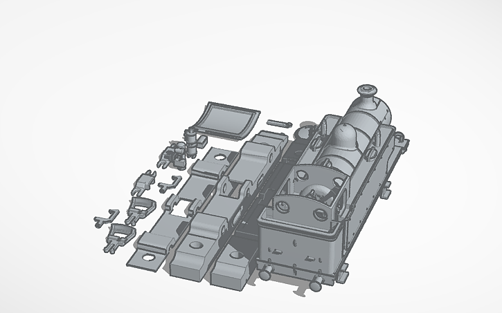 3D design 1 LBSC E2 MKII Body Shell HO - Tinkercad