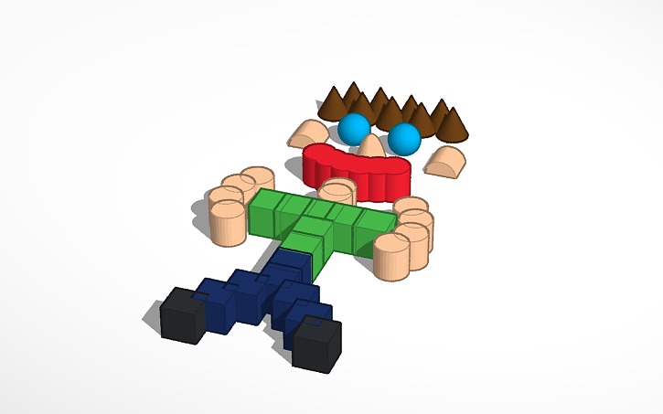 3D design Busy Body - Tinkercad