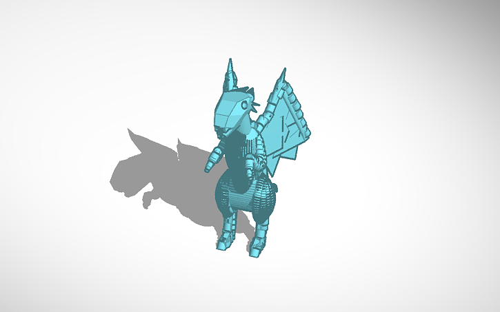 3D design Derp Dragon - Tinkercad