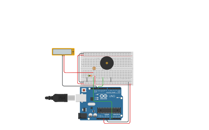 Circuit design Light_Sensing_Tone_Generator - Tinkercad
