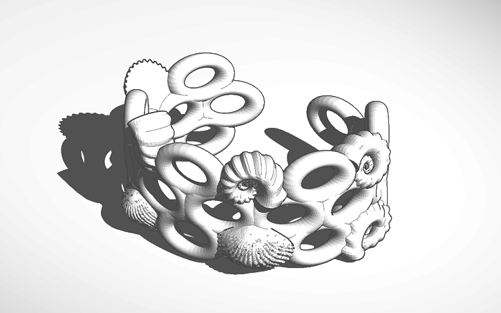 3D design haley nautilus bracelet - Tinkercad