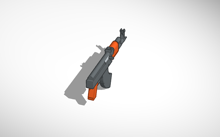 3D design Compact Rifle GTA Online - Tinkercad