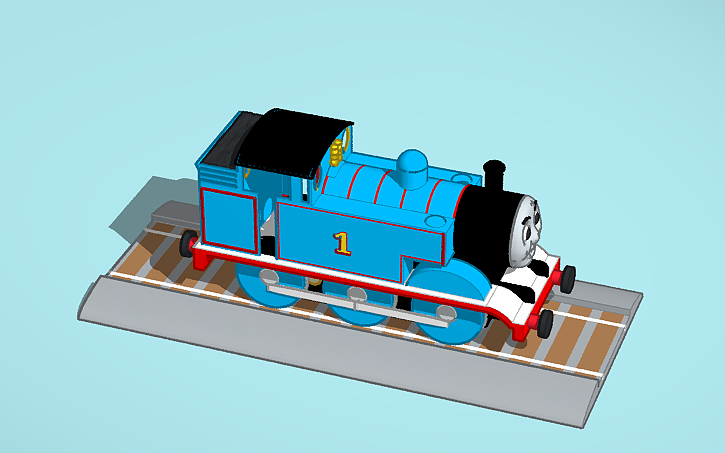 3D design Pilot Thomas The Tank Engine - Tinkercad