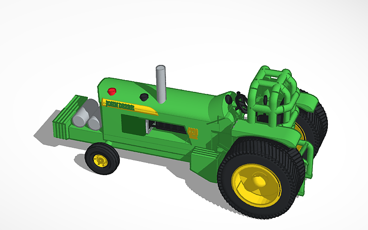 3D design PULLING TRACTOR CONTEST!!! - Tinkercad