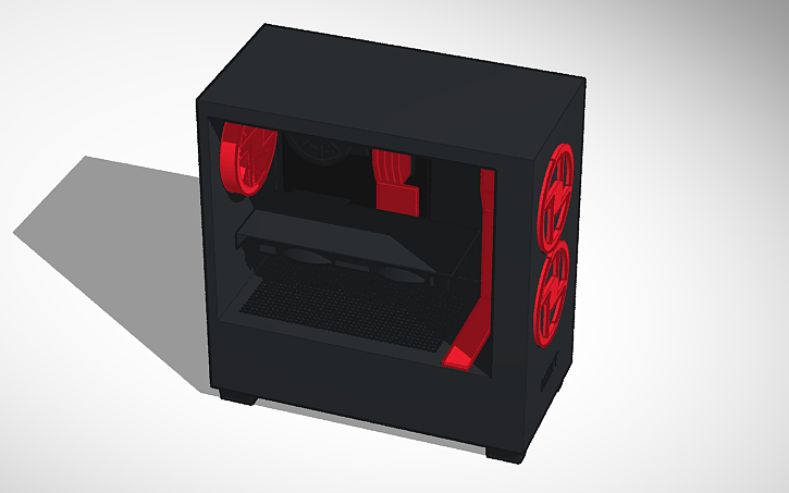 3D design Copy of Gaming PC - Tinkercad