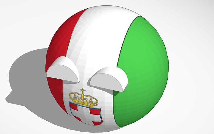 3D design Kingdom Of Italyball - Tinkercad