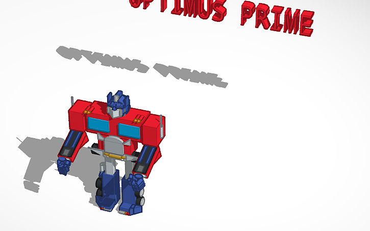 3D design Optimus prime g1 - Tinkercad