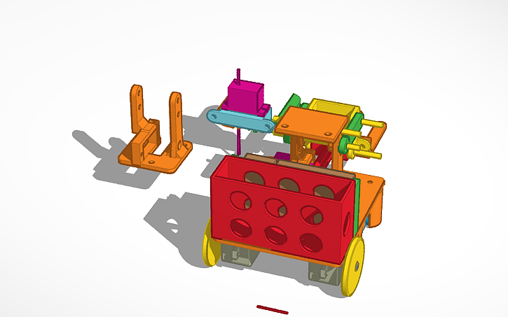 3D design Multi-purpose Robot Chassis - Tinkercad