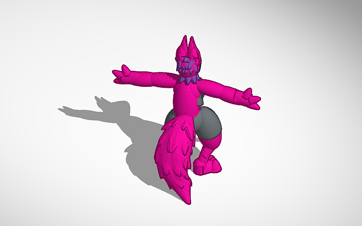 3D design Protogen model - Tinkercad