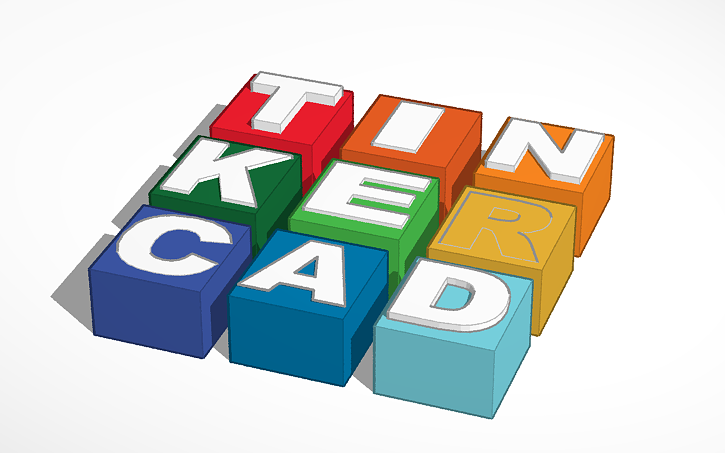 3D design tinkercad logo - Tinkercad