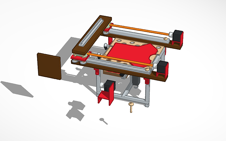 3D design Updated folding and ironing machine - Tinkercad