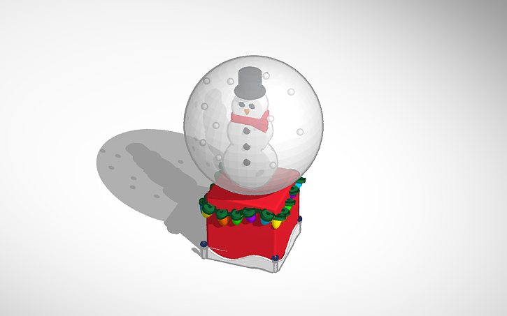 3D design Snowglobe - Tinkercad
