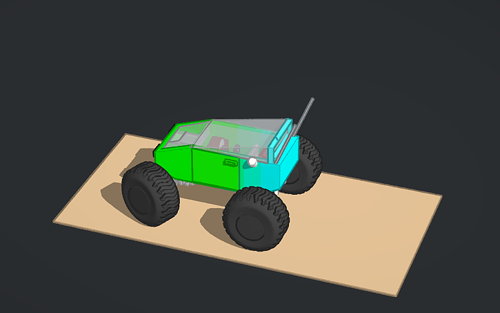 3D design Monster Truck - Tinkercad