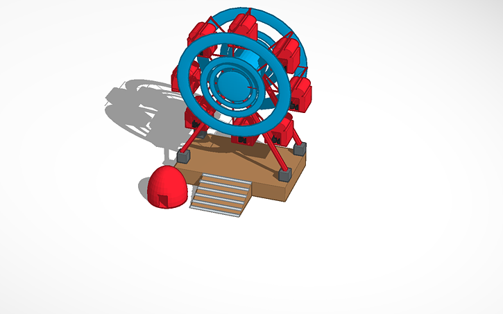 3D design Ferris Wheel - Tinkercad