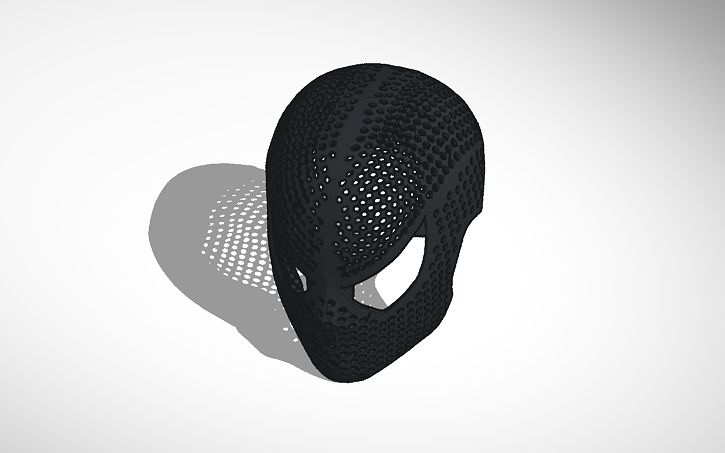 3D design FaceShell - Tinkercad
