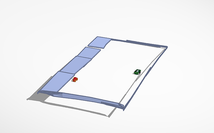 3D design Race Track - Tinkercad