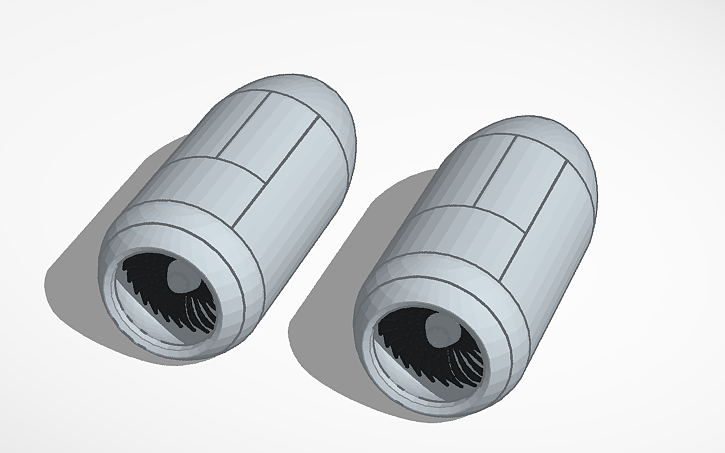 3D design tf34 high bypass engine - Tinkercad