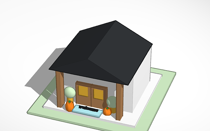 3D design Simple House - Hyland - Tinkercad