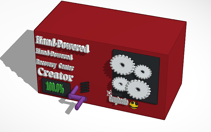 3D design Hand-Powered Hand-Powered Recovery Center Creator - Tinkercad