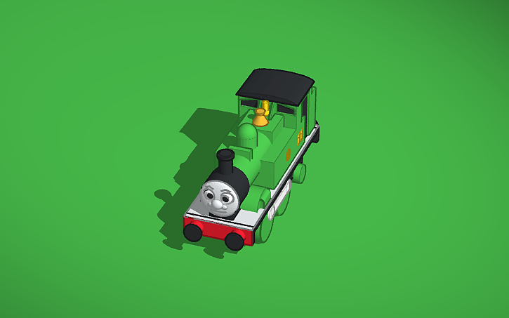 3D design Oliver the Great Western Engine - Tinkercad