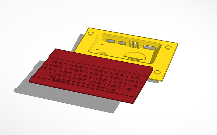 3D design Oric Raspberry Pi Zero w+ - Tinkercad