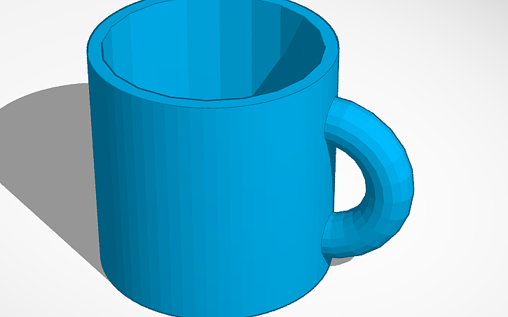 3D design Coffee Mug Example - Tinkercad