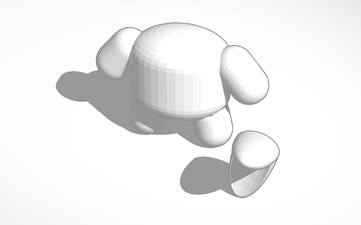 3D design moth man - Tinkercad
