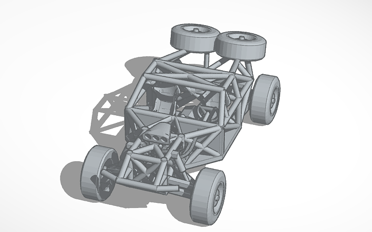 3D design Trophy Truck Complete Chassis - Tinkercad