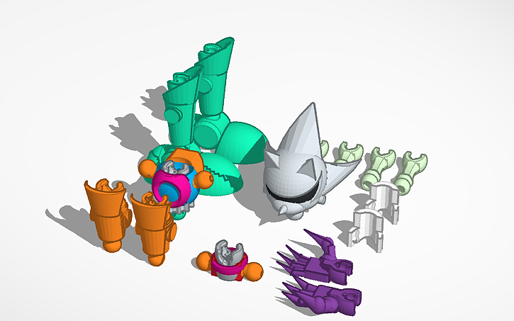 3D design Metal sonic 2.0 - Tinkercad