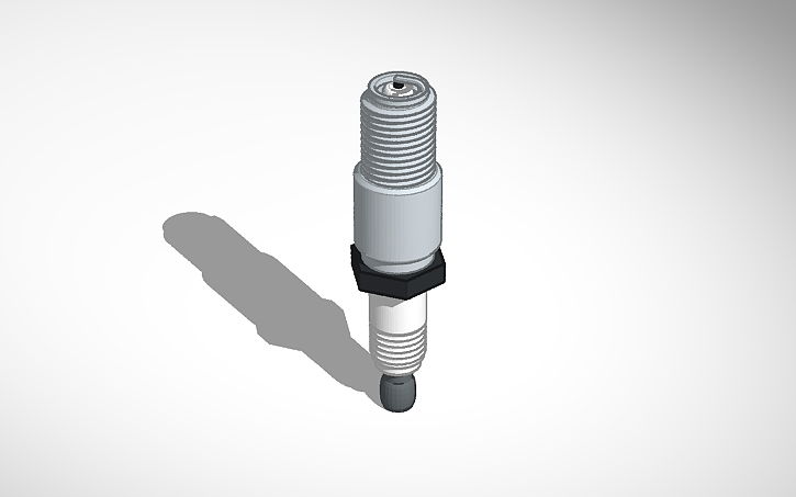 3D design Spark Plug - Tinkercad