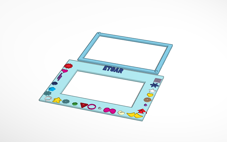 3D design Picture frame - Tinkercad