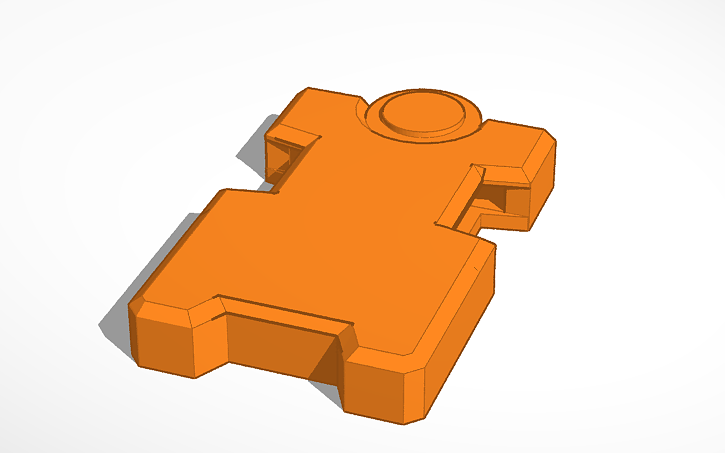 3D design Drax Buckle Female - Tinkercad
