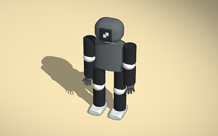 3D design AI Robot Figure 01 - Tinkercad