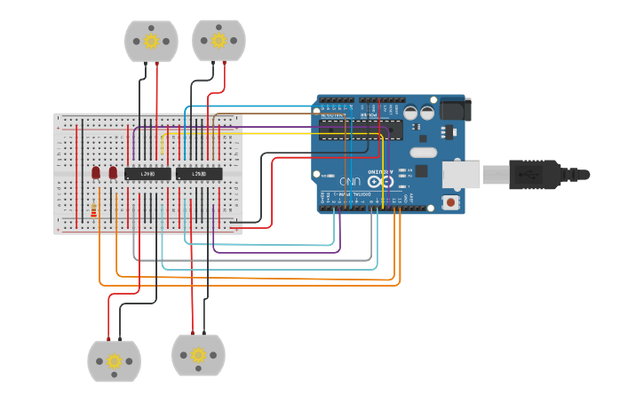 Circuit design vikram - Tinkercad