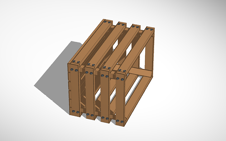 3D design Crate - Tinkercad