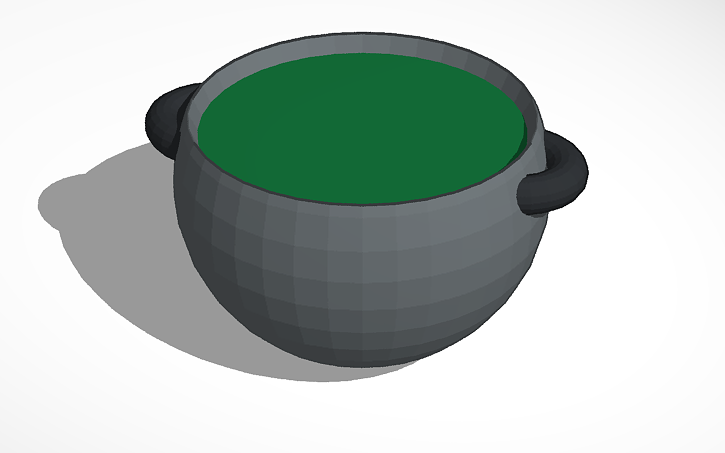 3D design Spooky Cauldron - Tinkercad