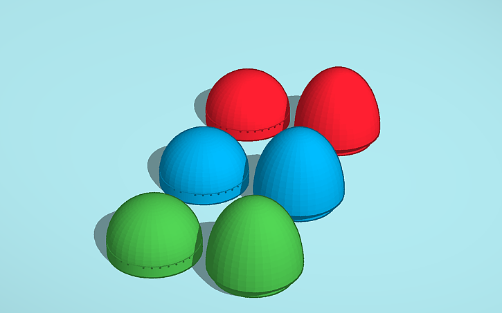 3D design Easter egg - Tinkercad