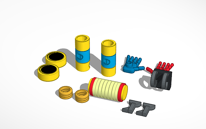 3D design grab pack - Tinkercad