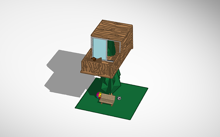 3D design Treehouse - Tinkercad