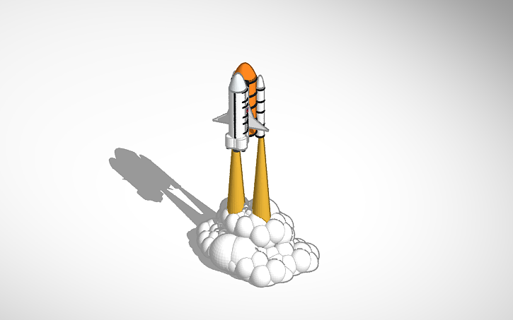 3D design Space Shuttle - Tinkercad