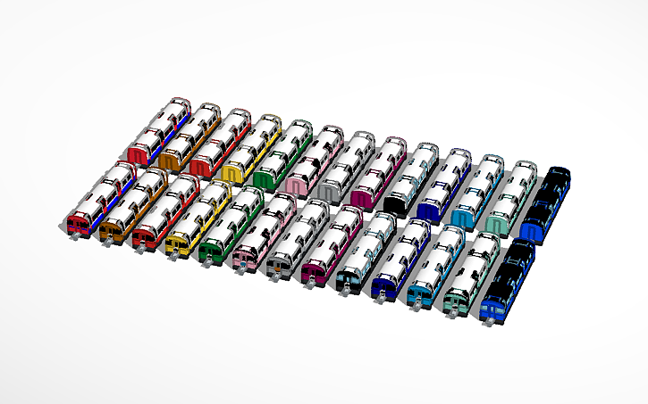 3D design London Underground 1972 Stock - Tinkercad