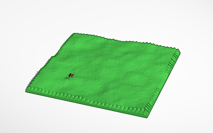 3D design the ground keeps eating my tires - Tinkercad