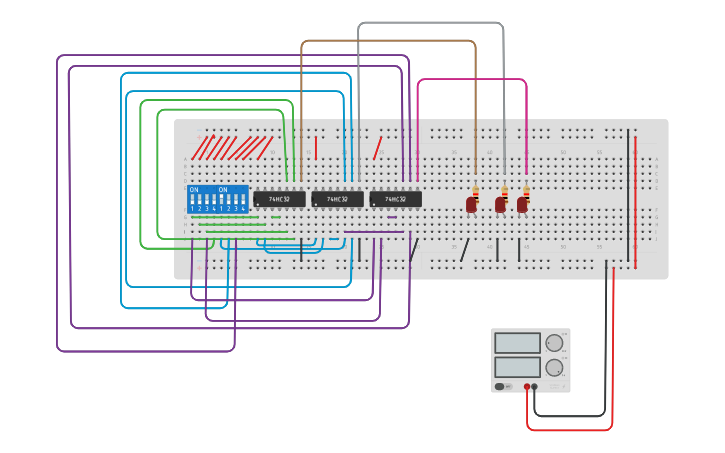 Circuit design ENCODER - Tinkercad