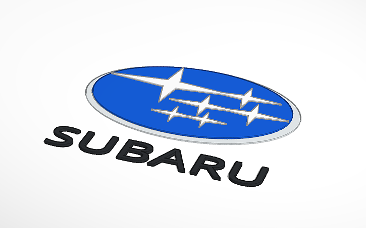 3D design Subaru (2005-) - Tinkercad
