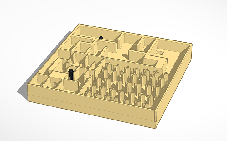 3D design The Backrooms - Tinkercad