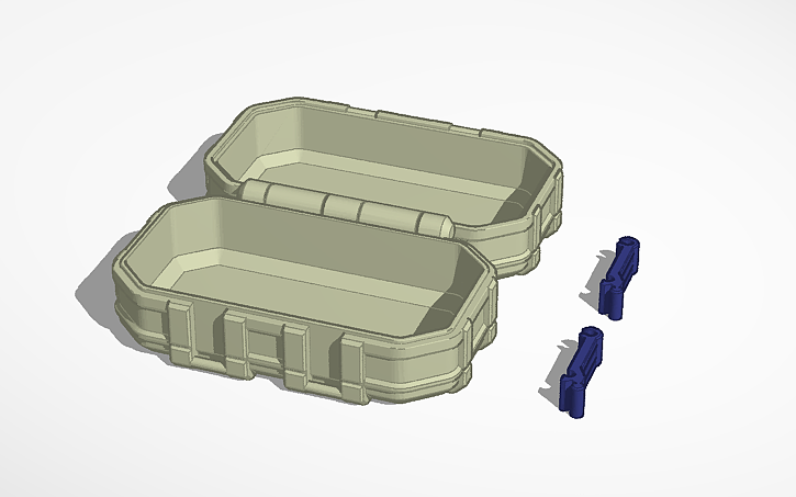 3D design Rugged Box - Tinkercad