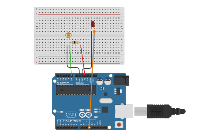 Circuit Design Ldr Tinkercad