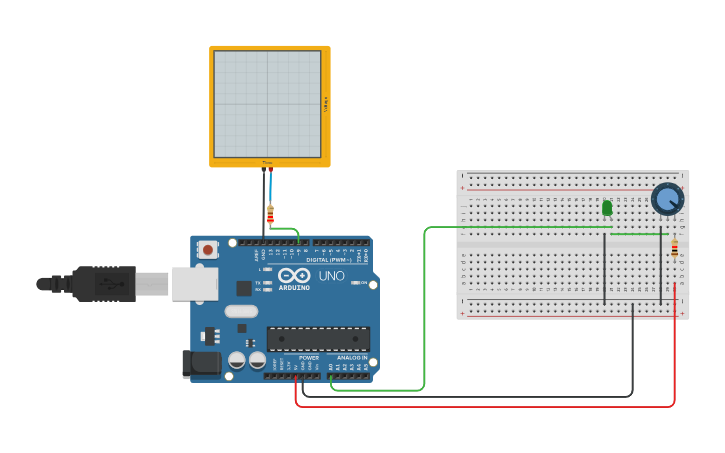 Circuit design PWM OSCILLOSCOPE - Tinkercad