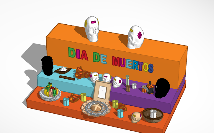 3D design Ofrenda - Tinkercad