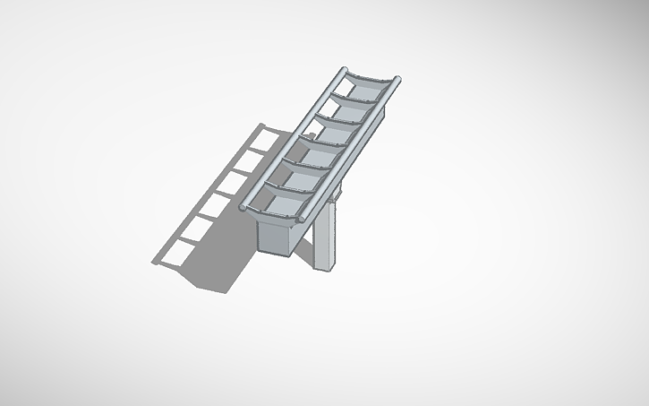 3D design B&M Coaster track - Tinkercad